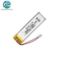 China High Discharge Rate 30C Rechargeable Customized LED Li-Polymer Battery 3.7V 280mAh for sale
