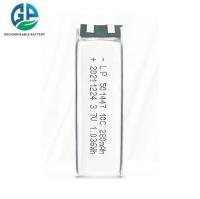China High Discharge Rate 30C Rechargeable Customized LED Li-Polymer Battery 3.7V 280mAh for sale