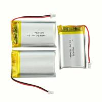 China High Discharge Rate 30C Max60C 750mAh Lithium Polymer LiPo Rechargeable Battery for sale