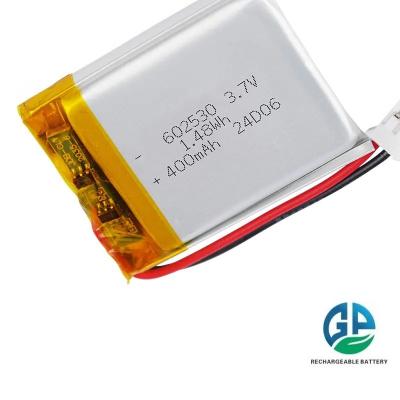 China KC High Capacity 500mAh 3.7V Lithium Polymer Battery with 500times Cycle Life for Smart Watch & Earphone Speaker for sale