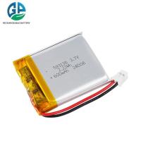China High Discharge Rate 30C 600mAh 3.7V Lithium Polymer Battery Rechargeable LiPo Battery for sale