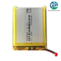 China High Discharge Rate Battery 3.7V 3000mah 30C Max60C Rechargeable Lipo Battery 705060 Pilas Rechargeable Cells for sale
