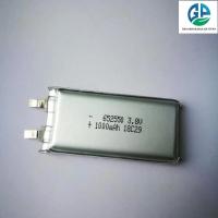 China High Capacity Rechargeable KC  Li Ion 3.8V 652550 Lithium Polymer Lipo 1000mAh Battery for sale