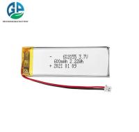 China 602055 600mAh KC IEC62133 Approved Lithium Polymer Battery Rechargeable Battery Pack for sale