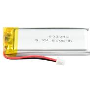 China 3.7V 500mAh 602045 Lithium Polymer Lipo Battery Rechargeable Li-Ion for Beauty Devices for sale
