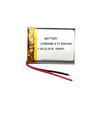 China 3.7V 500mAh UN38.3 Certified Lithium Polymer Battery 303450 Size for Digital Products for sale