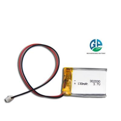 China KC Certified 3.7V 130mAh Rechargeable Lithium Polymer Battery Pack for Smart Watch and LED Video Light for sale
