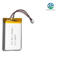 China 3.7V 2000mAh Lithium Polymer Battery Pack with 500 Times Cycle Life for Digital and Medical Devices for sale