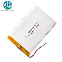 China High Capacity 2500mAh 3.7V LiPo Battery Pack with 500 Times Cycle Life for Beauty Devices for sale