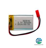 China High Capacity 3.7V 470mAh Lithium Polymer Battery Pack with 500 Cycle Life for Beauty Devices for sale