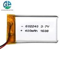 China KC 400mah 3.7v Li Polymer Battery Power Bank 3.7V Lithium Polymer Battery 602240 400MAH Lipo Battery for sale