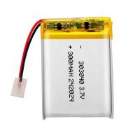 China Rechargeable 3.7V 320mAh 303040 Lithium Polymer LiPo Battery for Robotic Sweeper for sale