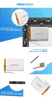 China 3.7V 250mAh KC Certified Li Polymer Cell Polymer Lithium Battery for Toys and Home Appliances for sale