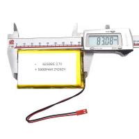 China High Capacity 5000mAh 3.7V Lithium Polymer Battery with 500 Times Cycle Life for Digital Products for sale