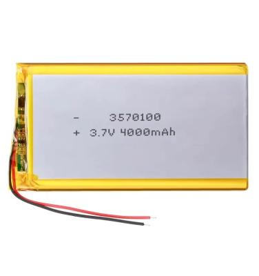 China 4000mAh 3.7V Lithium Polymer Battery with 500 Cycles Life for Digital Products for sale