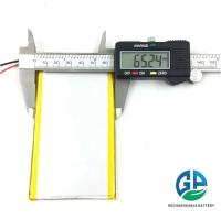 China High Capacity 5000mAh 3.7V Lithium Polymer Battery with 500 Cycle Life for Power Banks for sale