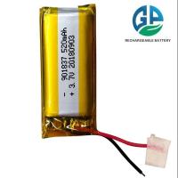 China 3.7v 520mah KC Approved Li Polymer Battery  Battery 3.7V Mini Rechargeable Battery LP901837 for sale