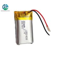 China IEC62133 KC Approved 3.7V 250mAh Lithium Polymer Battery Pack Rechargeable LiPo Battery for sale