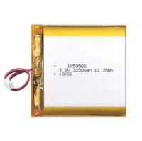 China High Capacity 3.8V 3250mAh Li Polymer Battery 105050 Size for Digital Products for sale
