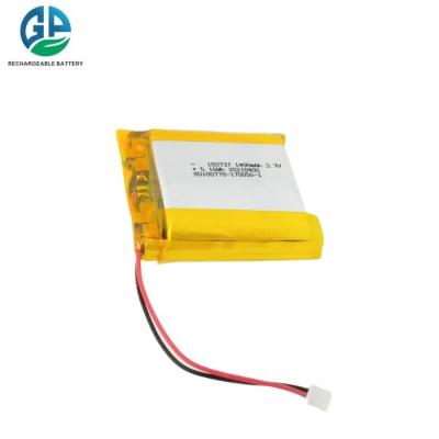 China High Discharge 30C Max60C Li Ion Batteries 103737 3.7v 1400mah Rechargeable Lithium Ion Li-Polymer Battery for sale