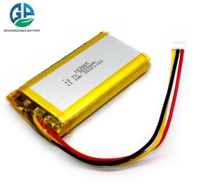 China High Discharge Rate 5C Battery 3.7V 3000mah Rechargeable Lipo Battery 103665 3000mAh Single Cell With PCM OEM Battery for sale