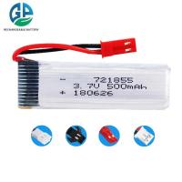 China KC Approved 3.7V 500mAh Lipo Battery Lithium Polymer Battery Pack for Beauty Devices for sale