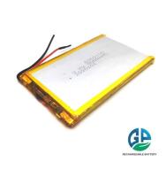 China High Capacity 5000mAh 3.7V Lithium Polymer Battery with 500 Times Cycle Life for sale