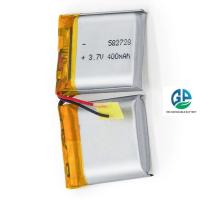 China 3.7V 400mAh UN38.3 Certified Lithium Polymer Battery Pack - Rechargeable Li-Polymer Battery for sale