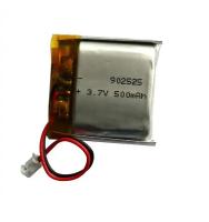 China KC CB IEC62133 Approved 500mAh 902525 Lithium Polymer Battery Rechargeable LiPo Battery for Beauty Devices for sale