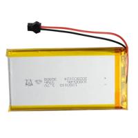 China 3.7V 10000mAh 1260110 Rechargeable Li Polymer Battery Pack High Capacity Lipo Battery for sale