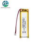 China KC Approved 850mAh 3.7V Lithium Polymer Battery Rechargeable LiPo Battery for Beauty Devices for sale