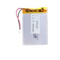 China High Capacity 2500mAh 3.7V Lithium Polymer Battery Pack with 500 Times Cycle Life for sale