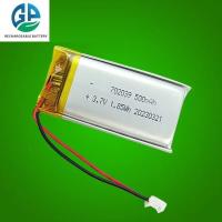 China KC Approved 3.7V 500mAh High Capacity Lipo Battery Lithium Polymer Rechargeable Battery for sale