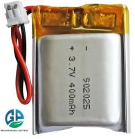 China KC Certificated 400mAh Lithium Polymer Battery Pack 902025 Size for Smartphones and Beauty Devices for sale