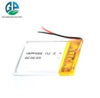 China KC IEC62133 Approved 3.7V 550mAh Lithium-Ion Polymer Battery Rechargeable Lipo Battery Pack for sale