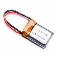 China KC Approved 3.7V 110mAh Lithium Polymer Battery Rechargeable Li Polymer Lipo Battery Pack for sale