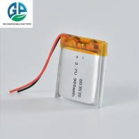China KC IEC62133 Approved 3.7V 900mAh Rechargeable Battery Pack Polymer Lithium Lipo Battery for sale