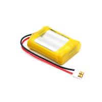 China High Capacity 3.7V Rechargeable Battery Pack with 8*30*30mm TxWxL Size and 4.2V Max Charge Voltage for sale
