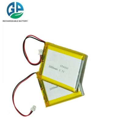 China High Capacity 3.7V 2000mAh Lithium Polymer Battery with 500 Times Cycle Life for Beauty Devices for sale