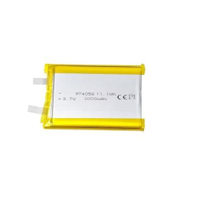 China High Discharge Rate 30C 3.7V 3000mAh KC Certified Lipo Battery for Drone and Beauty Devices for sale