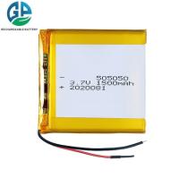 China High Quality 3.7v 1500mah Lithium Polymer Battery 505050 1500mah High Discharge Rate Battery 30C Max60C Rechargeable for sale