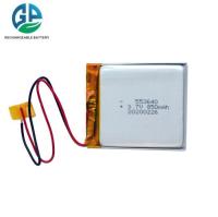 China High Capacity 3.7V 850mAh Lithium Ion Polymer Battery 553640 Rechargeable Lipo Battery 850mah Pouch Lithium Li-Ion Polymer Battery Cell For Rc for sale