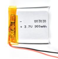 China KC IEC62133 Approved 3.7V 900mAh Rechargeable Battery Pack Polymer Lithium Lipo Battery for sale