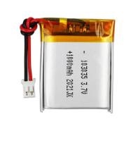 China KC CE Certified 3.7V 1000mAh Lithium Polymer Battery Pack with 500 Times Cycle Life Rechargeable Lipo Battery for sale