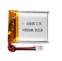 China KC CE Certified 3.7V 1000mAh Lithium Polymer Battery Pack with 500 Times Cycle Life Rechargeable Lipo Battery for sale
