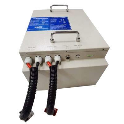 China Long Cycle Life 48V 500AH AGV Lithium Battery with Active Balance BMS for Forklift for sale