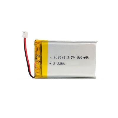China High Discharge Rate 3.7V 900mAh Lithium Polymer Battery Pack Rechargeable Lipo Battery for sale