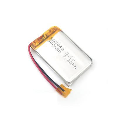 China UN38.3 Certified 900mAh 3.7V Lithium Polymer Battery Rechargeable LiPo Battery Pack for sale