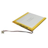 China 3.7V 3000mAh Lithium Polymer Battery with 500 Cycles and Wire Connector PCM NTC for sale
