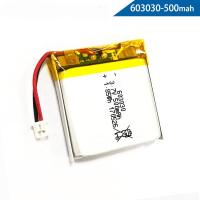 China Rechargeable UN38.3 603030 3.7 V 500mah Li Polymer Battery for sale
